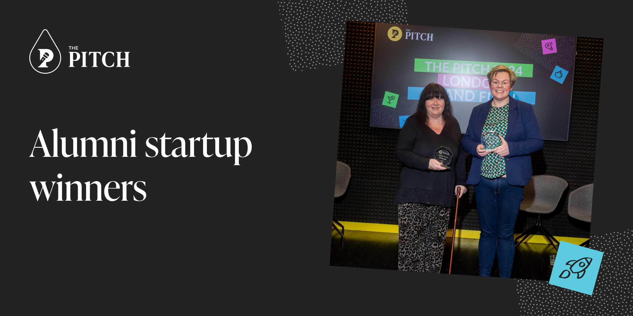 The Pitch competition: Alumni startup winners